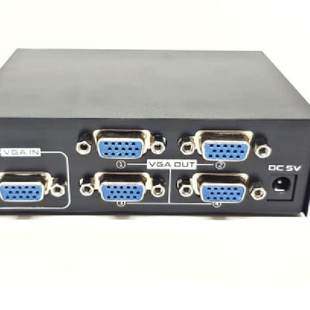 Jual VGA SPLITER 1 TO 4 PORT + ADAPTOR / VGA SPLITTER 4 PORT | Shopee ...