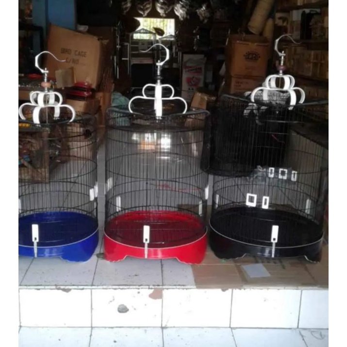 Jual SANGKAR MURAI BESI DIAMETER 55,50,45 SANGKAR BESI TEBOK PVC ...