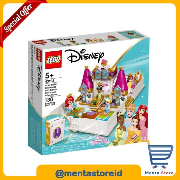 Jual PROMO SPECIAL LEGO Disney Princess 43193 Ariel Belle Cinderella ...
