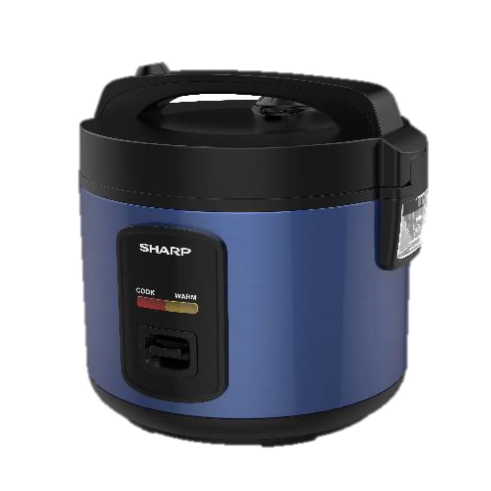Jual Sharp KSG18MHBL Rice Cooker 1.8 Liter 400 Watt Blue Black Anti ...