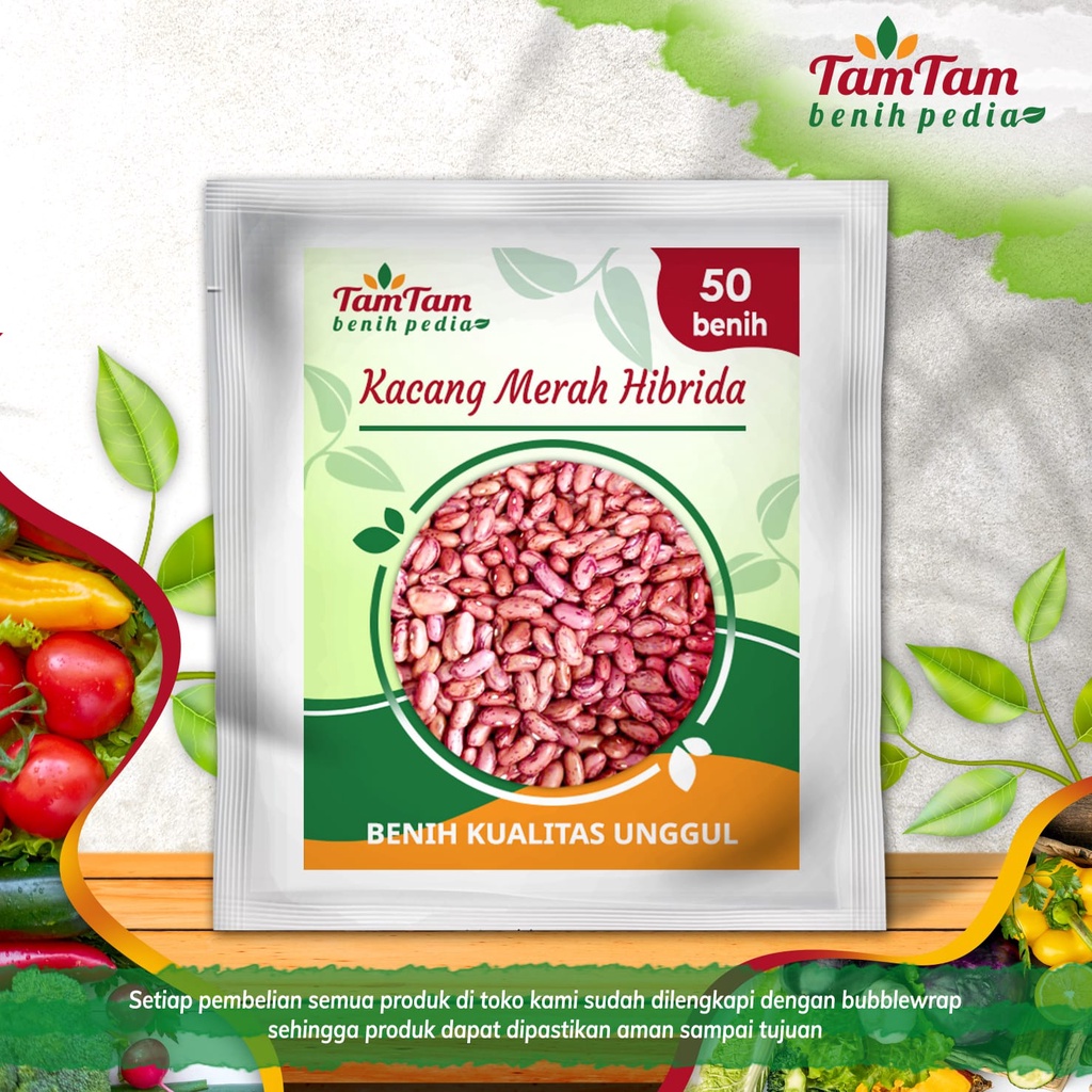 Jual Benih Kacang Merah Merah Super Hibridakacang Jogo Isi 50 Benih Shopee Indonesia