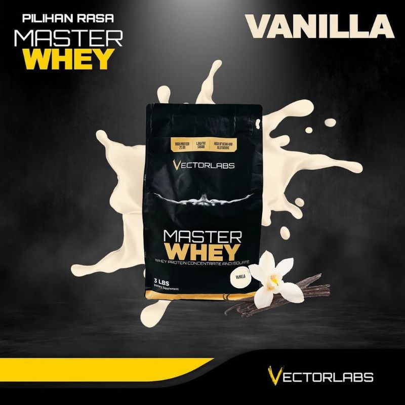 Jual Vectorlabs Master Whey Protein 3 lbs Susu Whey Protein Isolate ...