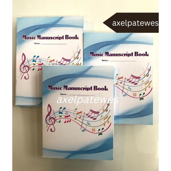Jual Buku tulis musik garis lima 20 halaman / buku garis paranada ...