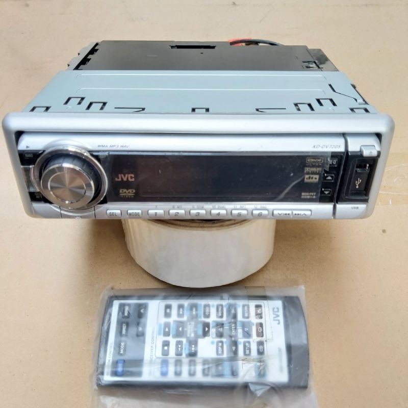 Jual head unit tape single din JVC KD-DV7205 | Shopee Indonesia