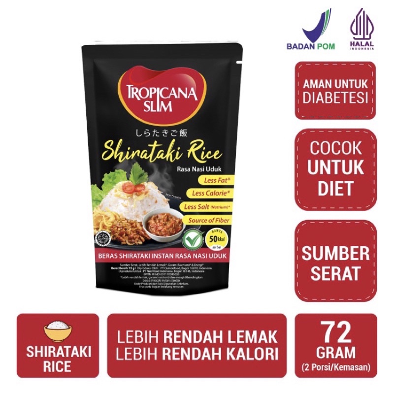 Jual Tropicana / Slim / Shirataki / Rice / Noodle / Bantu Dukung Hidup ...