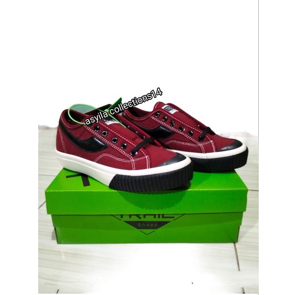 Jual SEPATU SNEAKERS COMPAS LOW TRAIL ORIGINAL BLACK WHITE PRIA/WANITA ...