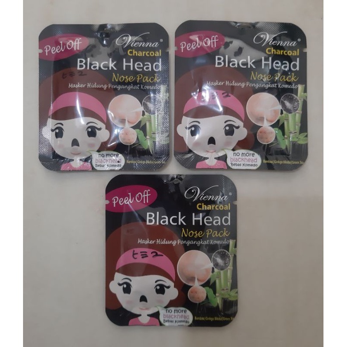 Jual Vienna Masker Hidung Pengangkat Komedo 10ml - Peel Off Black Head ...