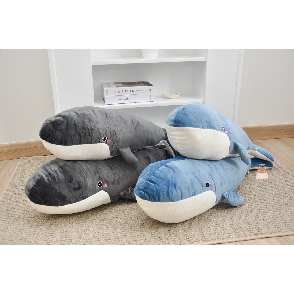 Jual BALMUTLUCU | Boneka Whale Paus Lucu Ukuran Jumbo Warna Hitam Biru ...