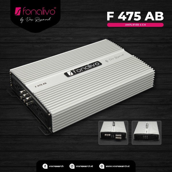 Jual Power Amplifier Power Vox Fonalivo F465 4 Channel Amplifier ...