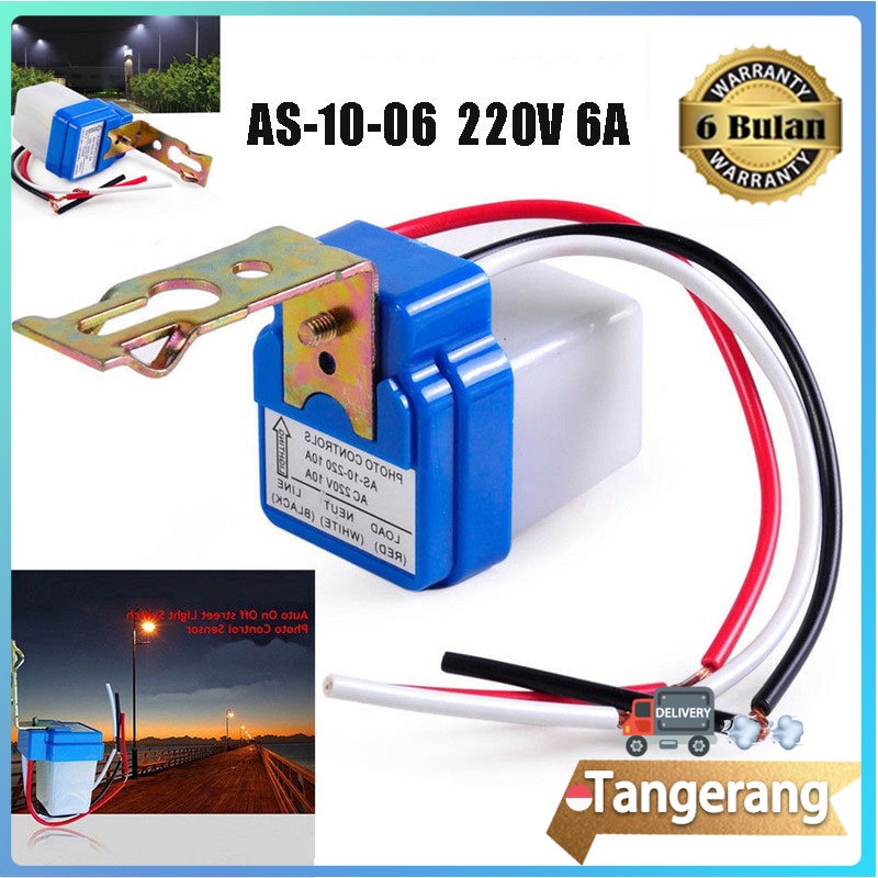 Jual 6A 220v Photo Cell Fotocell Sensor Sensor Cahaya Photocell Fotosel ...