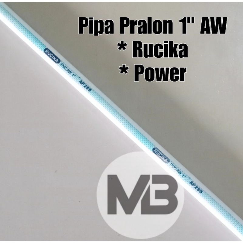 Jual Pipa Pralon Pvc 1" Inch Tipe AW Per 1 Meter | Shopee Indonesia