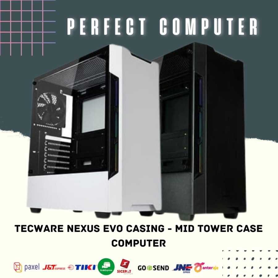 Jual CASING TECWARE NEXUS EVO MID TOWER CASE COMPUTER | Shopee Indonesia