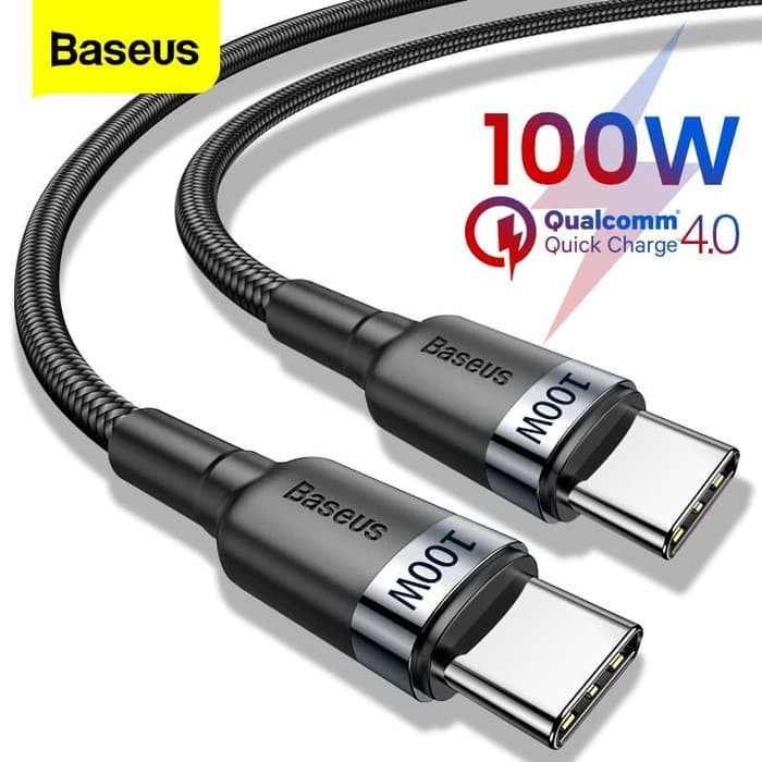 Jual Baseus Original Kabel Data Cafule Type C to Type C 100W 5A PD 2M 2 Meter Super Fast ...