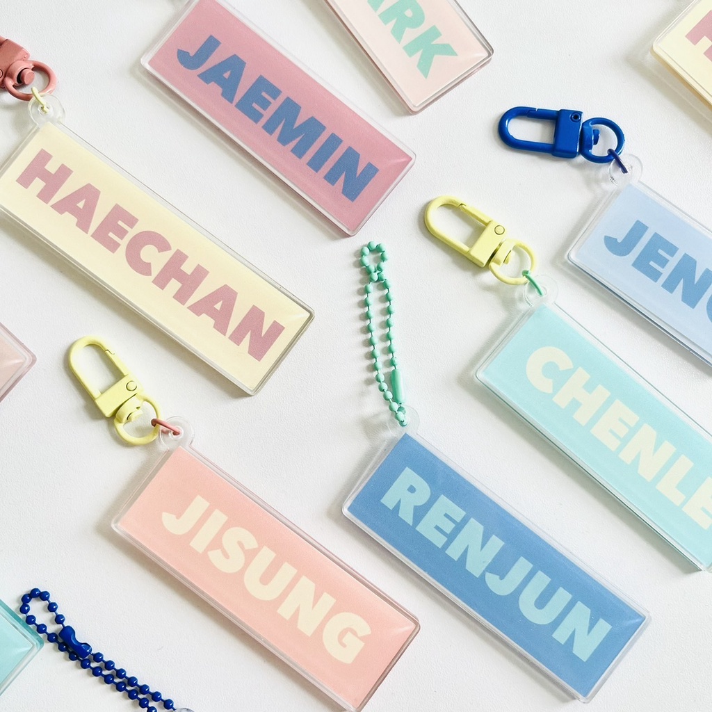 Jual (LAST STOCK) NCT DREAM NAME KEYCHAIN || Keyring Gantungan Kunci ...