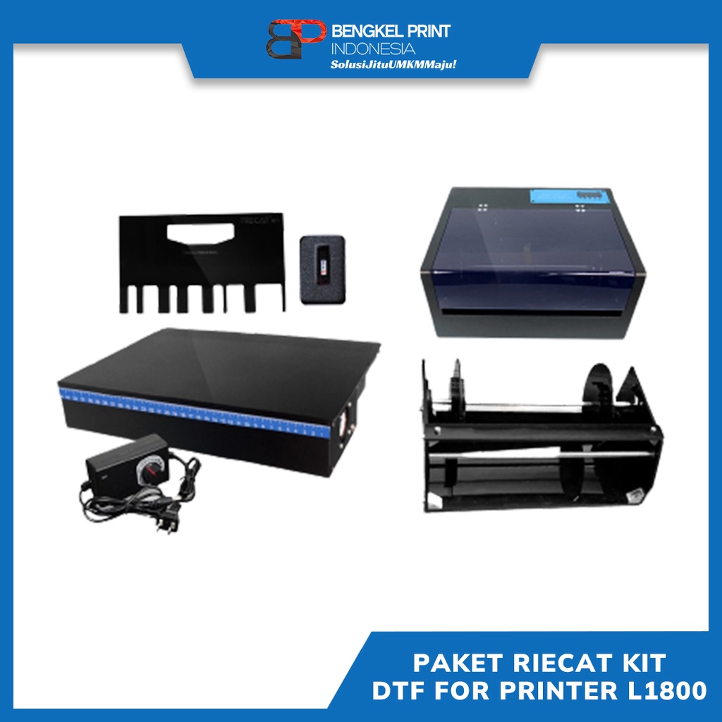 Jual Paket Riecat Kit DTF for Printer L1800 | Sablon DTF | Shopee Indonesia