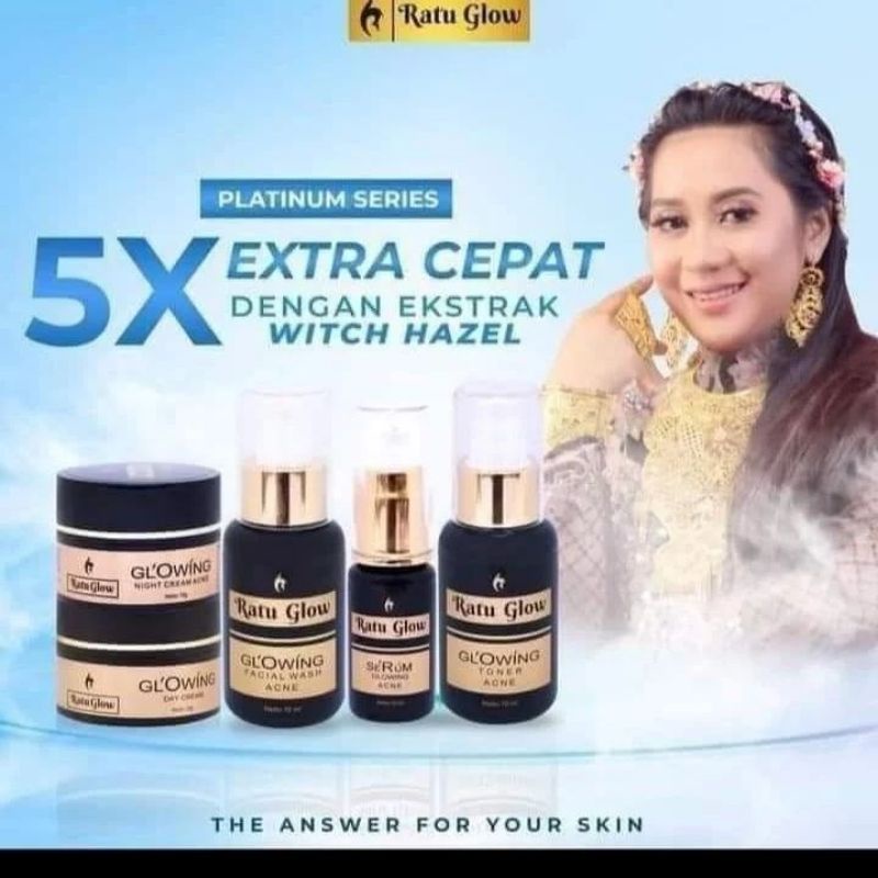 Jual Paket Skincare ratu glow series platinum | Shopee Indonesia