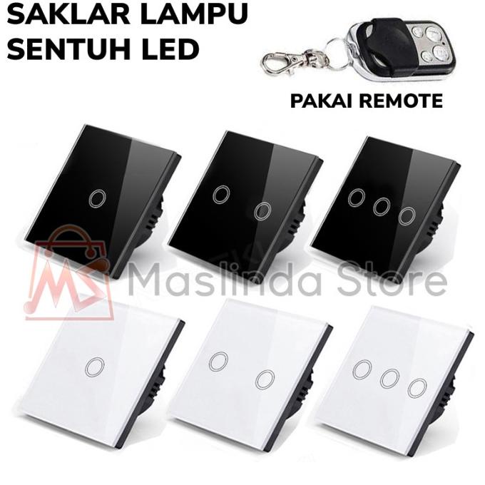 Jual Sale Saklar Lampu Layar Sentuh Smart Touch Panel Kaca LED With ...