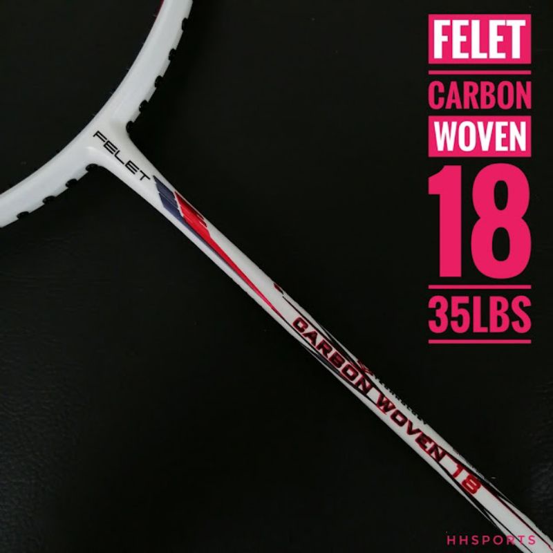 Jual Raket Felet Carbon Woven 18 Original 36lbs | Shopee Indonesia