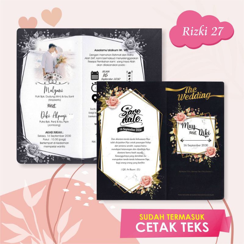 Jual Undangan Custom | Shopee Indonesia
