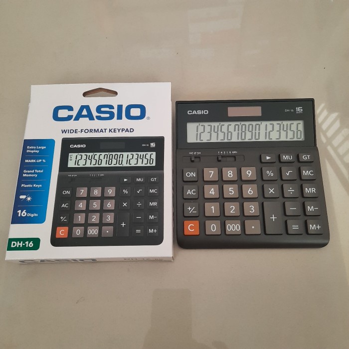 Jual Calculate Kalkulator Casio 16 Digit Dh-16 / Calculator Casio Dh-16 ...