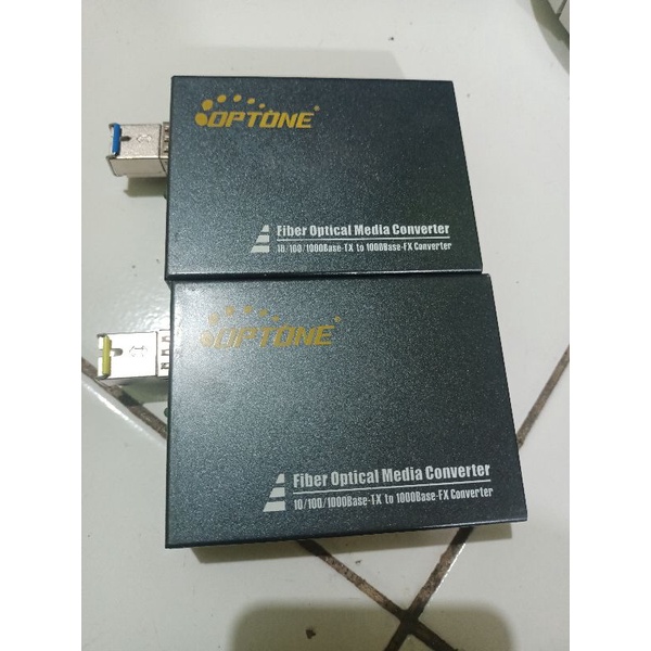Jual media Converter Optone OPT 3202S20 10/100/1000 Singel core ...