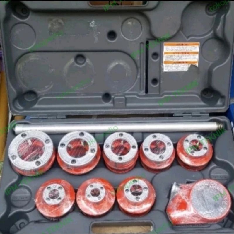 Jual Alat mata Senai Drat Pipa manual set rachet dies senai set RIDGID | Shopee Indonesia