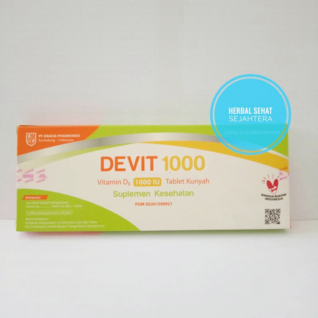 Jual DEVIT 1000 Devit 1000 Defit 1000 Tablet Kunyah - memenuhi ...