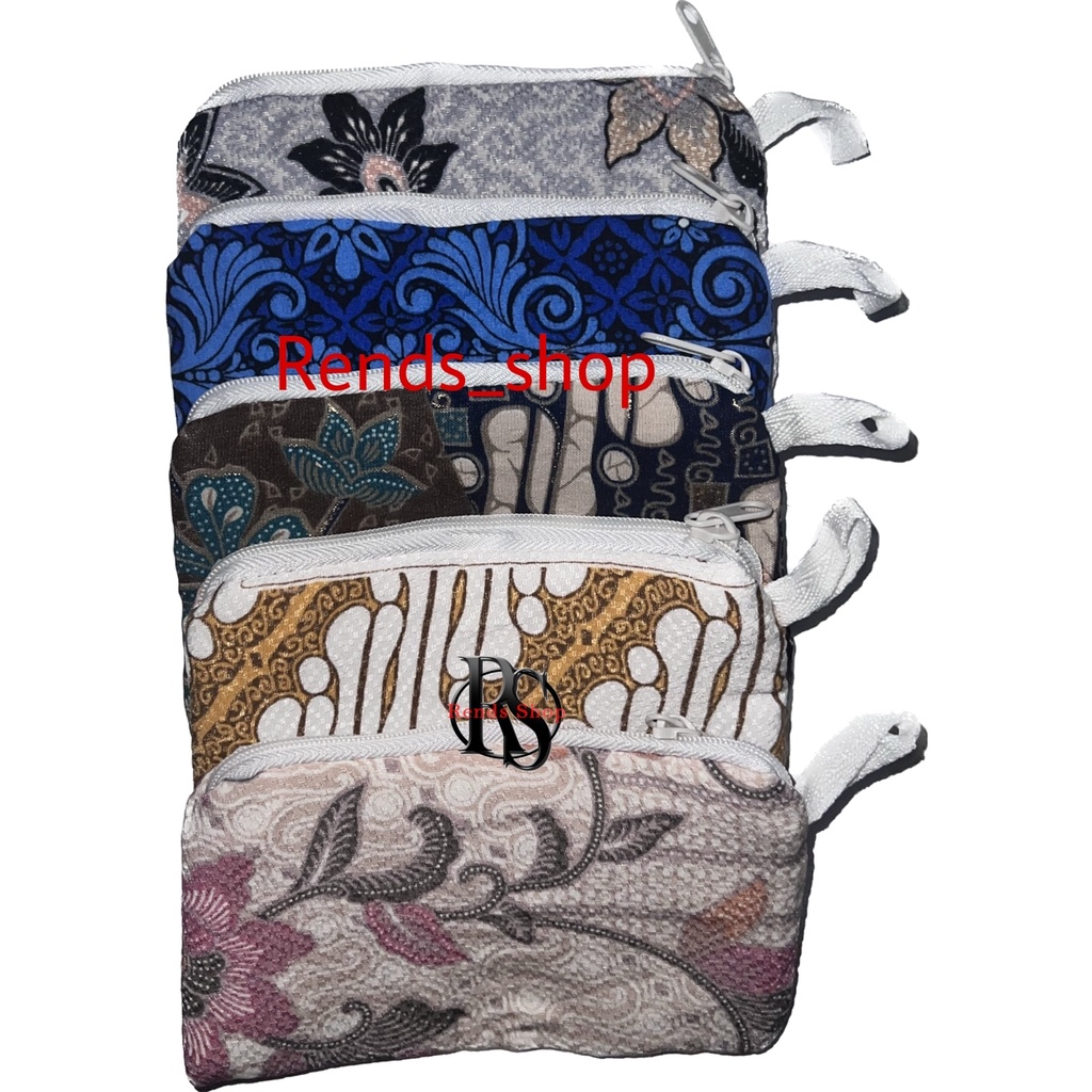 Jual Souvenir Dompet Koin Pouch Batik Ukuran 14cmx9.5cm Batik Indonesia Souvenir Pernikahan ...