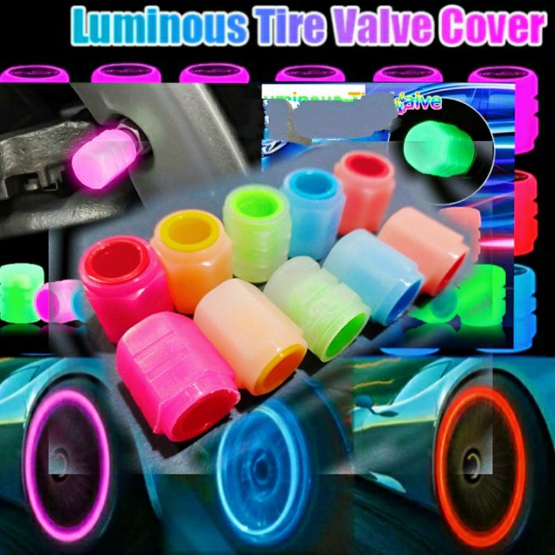 Jual LUMINOUS TIRE VALVE CAP TUTUP PENTIL BERCAHAYA UNIVERSAL SEPEDA ...