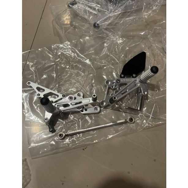 Jual Underbone nui racing new raiser ninja r rr silver full set ub step ...