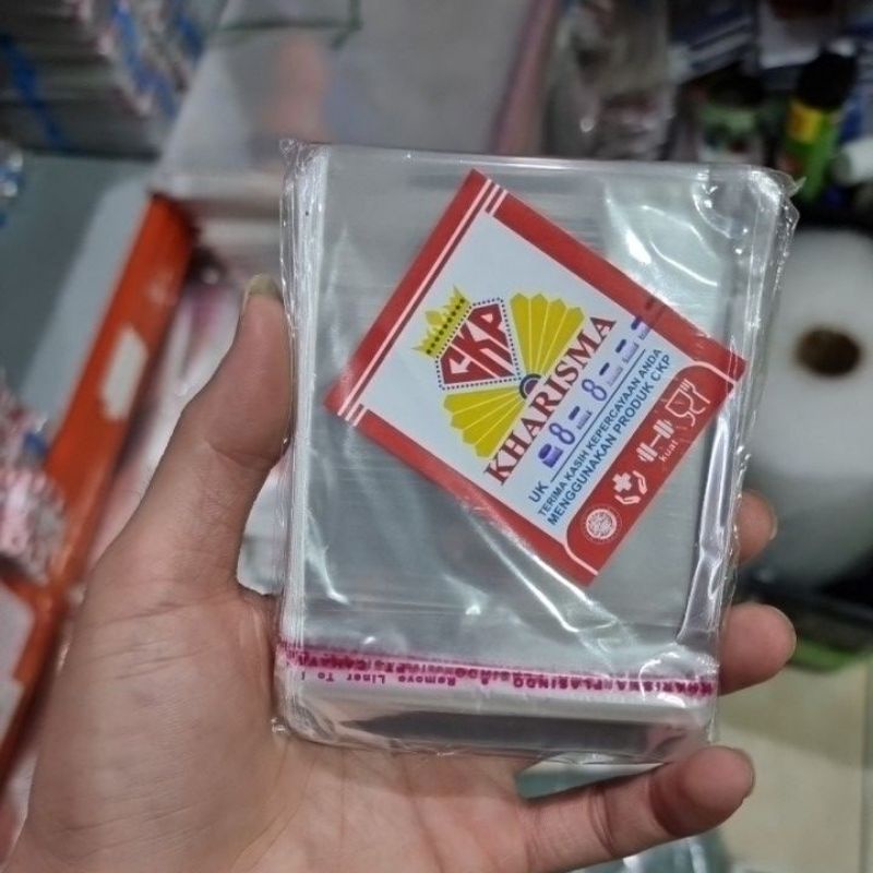 Jual PLASTIK OPP LEM BENING 9x9 10x10 12x12 13x13 14x14 15x15 16x16 isi 100 lembar / PLASTIK ...