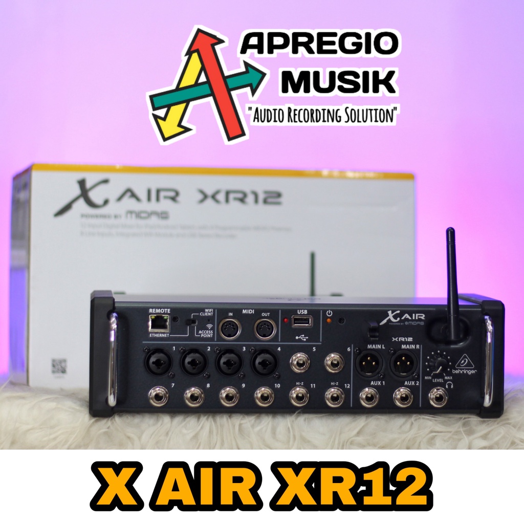 Jual Behringer Xair X air XR12 XR 12 Digital Mixer Wifi With Midas Preamp | Shopee Indonesia