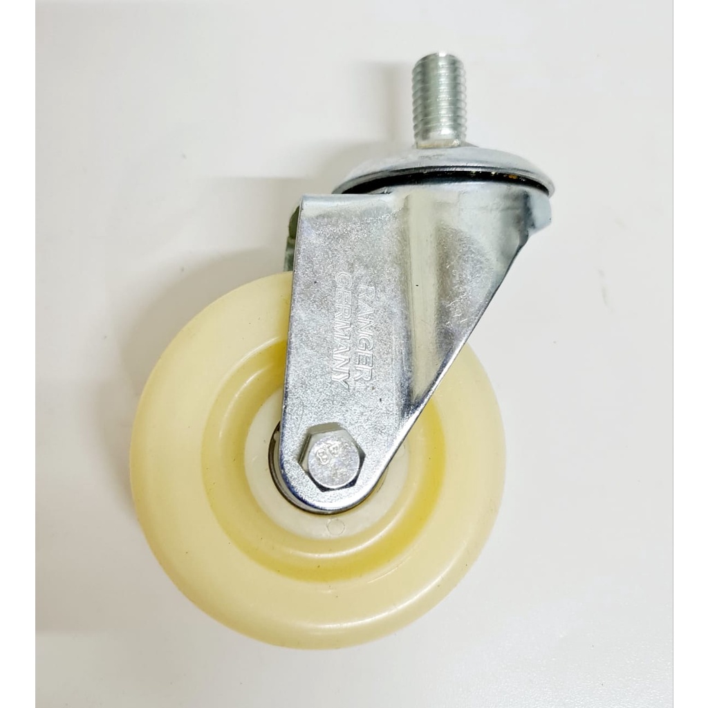 Jual roda srew nilon 4 inch drat 5/8 ranger germany (polos) | Shopee ...