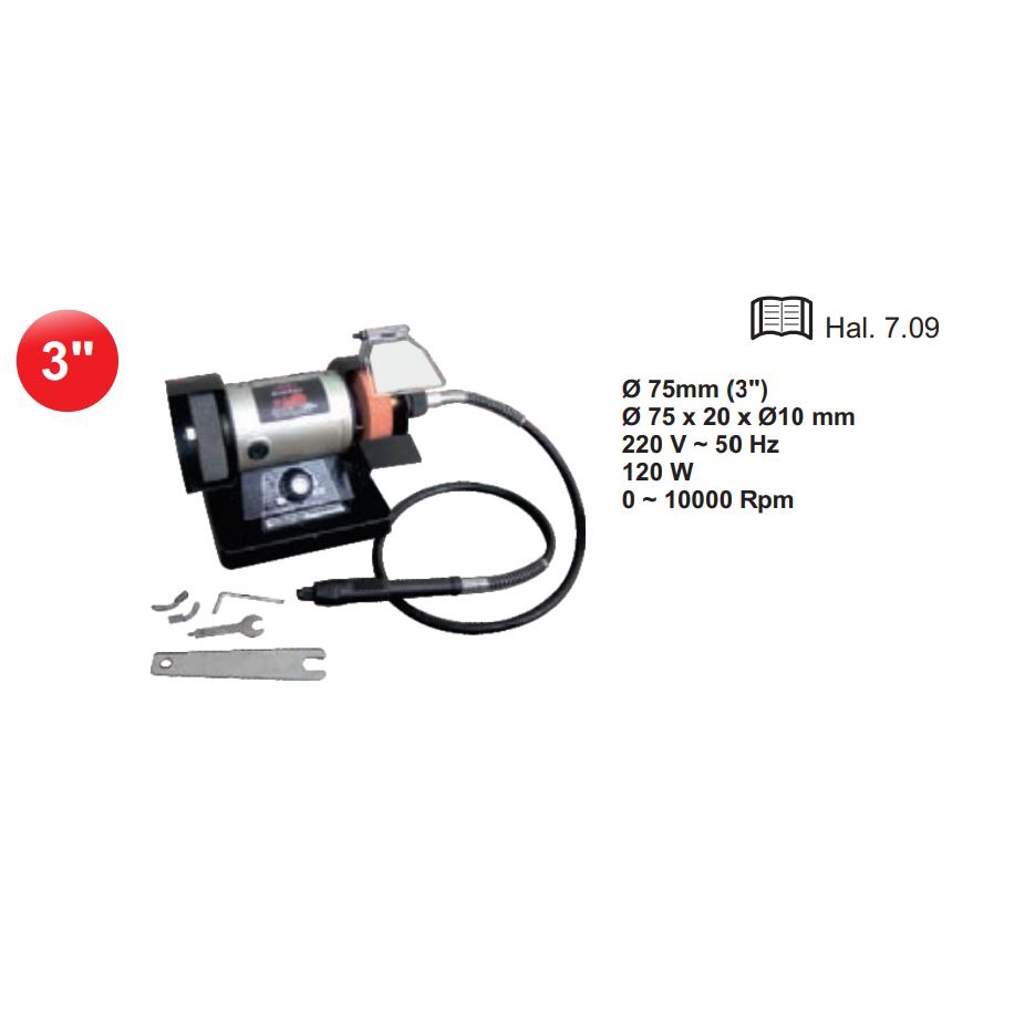 Jual Wipro Gerinda Duduk Mini Multi Fungsi TDS-753 - Mini Bench Grinder ...