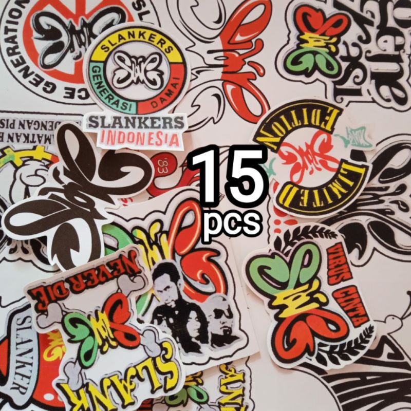 Jual Stiker SLANK Logo 15pc Sticker Band Slank | Shopee Indonesia