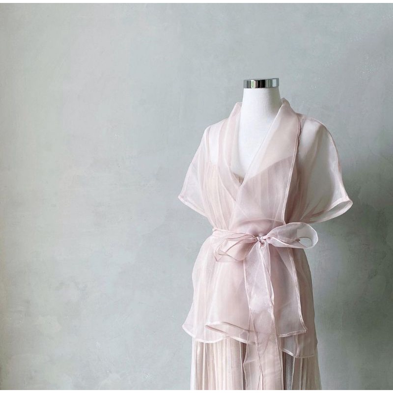 Jual Emira Outer Organza Outer Kekinian Hitz Outer Organza Mewah Outer ...