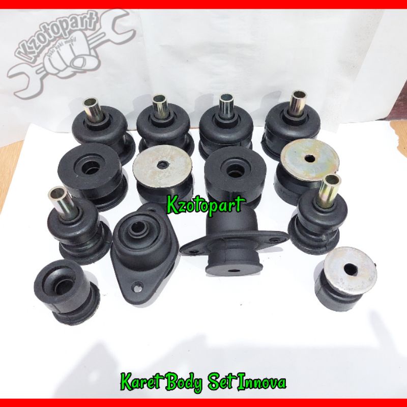 Jual Karet Bodi Mounting Karet Kabin Set Bantalan Body Toyota Innova ...