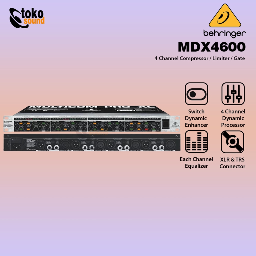 Jual Behringer MDX4600 V2 4 Channel Multicom PRO-XL | Shopee Indonesia