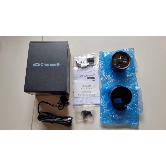 Jual Pivot GT Gauge 60 turbo boost meter original made in Japan ...