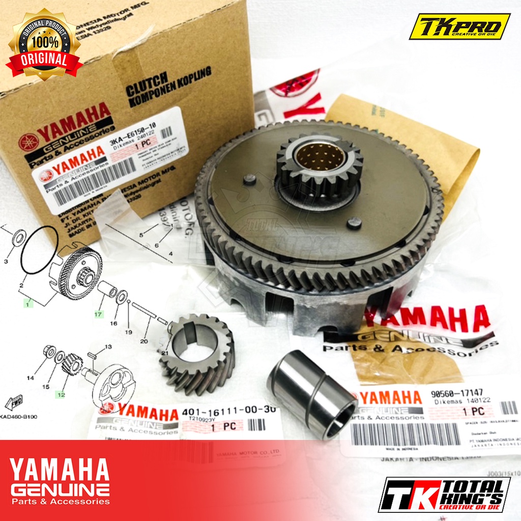 Jual RUMAH KOPLING RXKING RX KING RX K MANGKOK GIGI PRIMER SET ORIGINAL | Shopee Indonesia