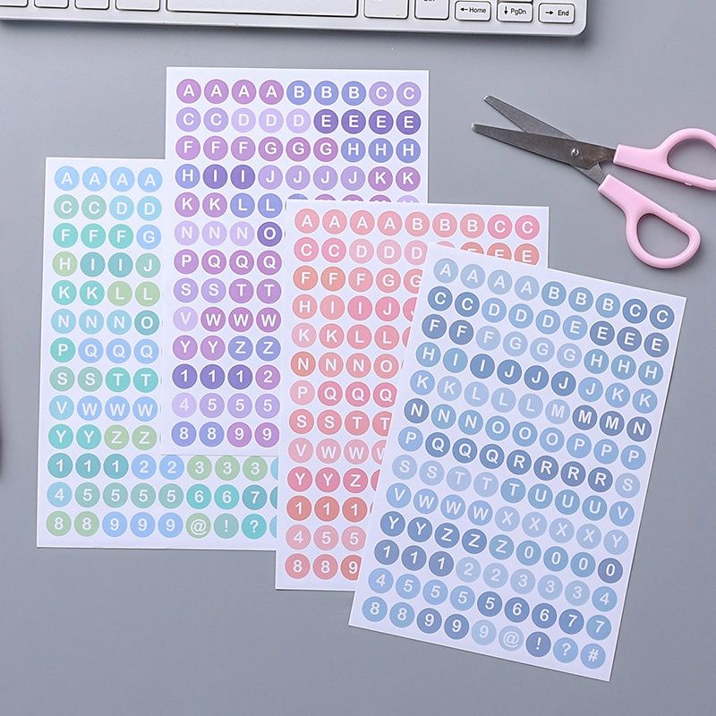Jual Sticker Huruf Atau Alphabet untuk dekorasi journal atau hal lain ...