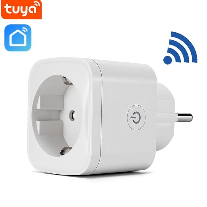 Jual TUYA Smart Plug WiFi 16A Timer Watt Energy Meter Stop Kontak ...