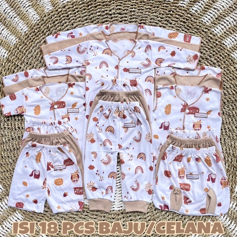 Jual 18 PCS Baju Bayi Lengan Panjang Baju Bayi Baru Lahir Baju Newborn ...