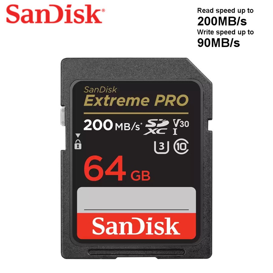 Jual SanDisk Extreme Pro SDXC UHS-I Card 64GB 4K - SD Card Extreme Pro ...
