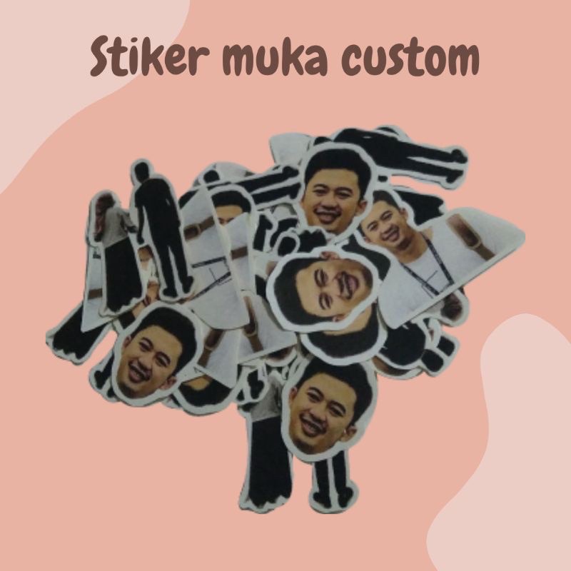 Jual stiker muka custom | Shopee Indonesia