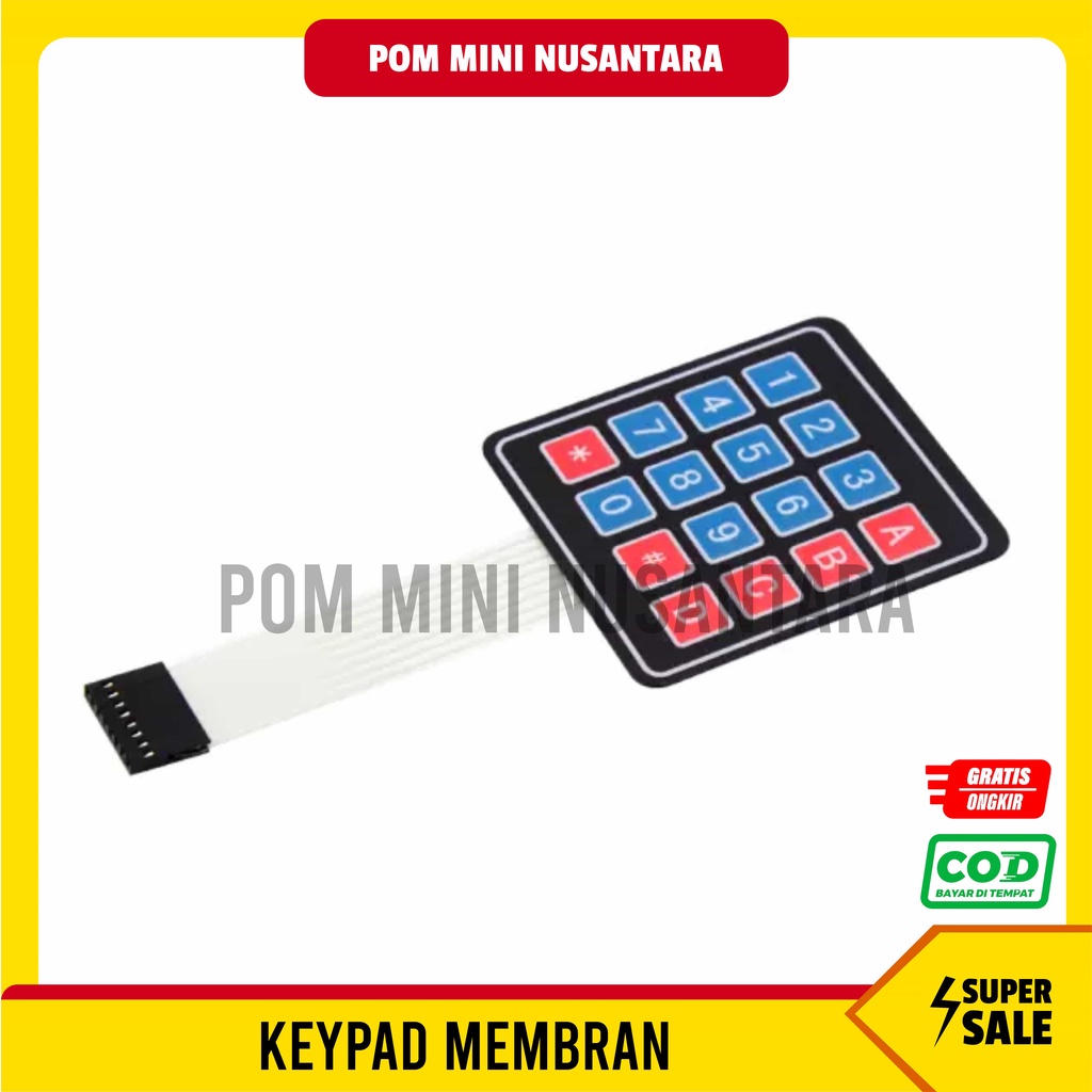 Jual Pom Mini Nusantara Keypad Tombol Membran Pertamini Digital