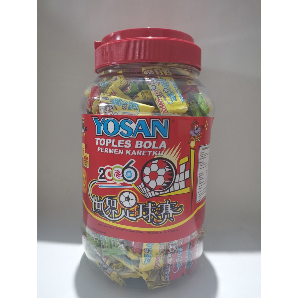 Jual Permen Karet Yosan Bola Toples Besar | Shopee Indonesia
