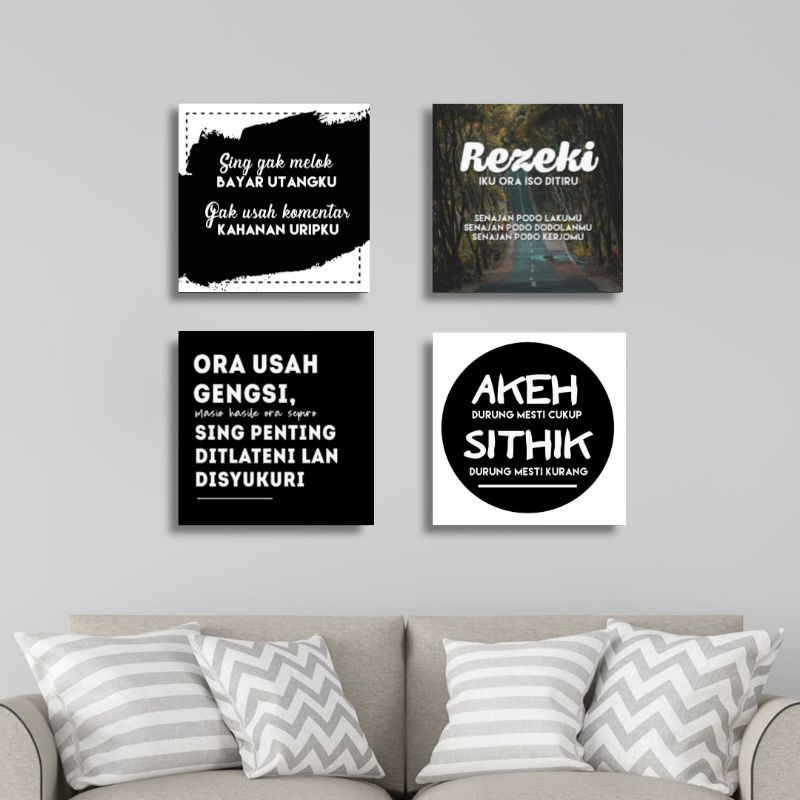 Jual WallDecor Dinding MOTIVASI jawa Poster kayu Dinding Ruangan ...