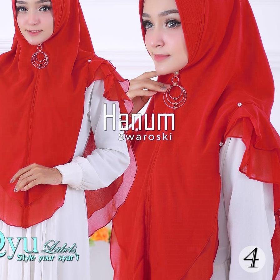 Jual Segera Dapatkan!! Jilbab Hijab Khimar Instan Hanum Swarosky | Shopee Indonesia