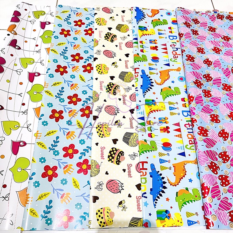 Jual Kertas Kado SIDU 1 Pack isi 50 Lembar / Kertas Kado Lucu | Shopee ...